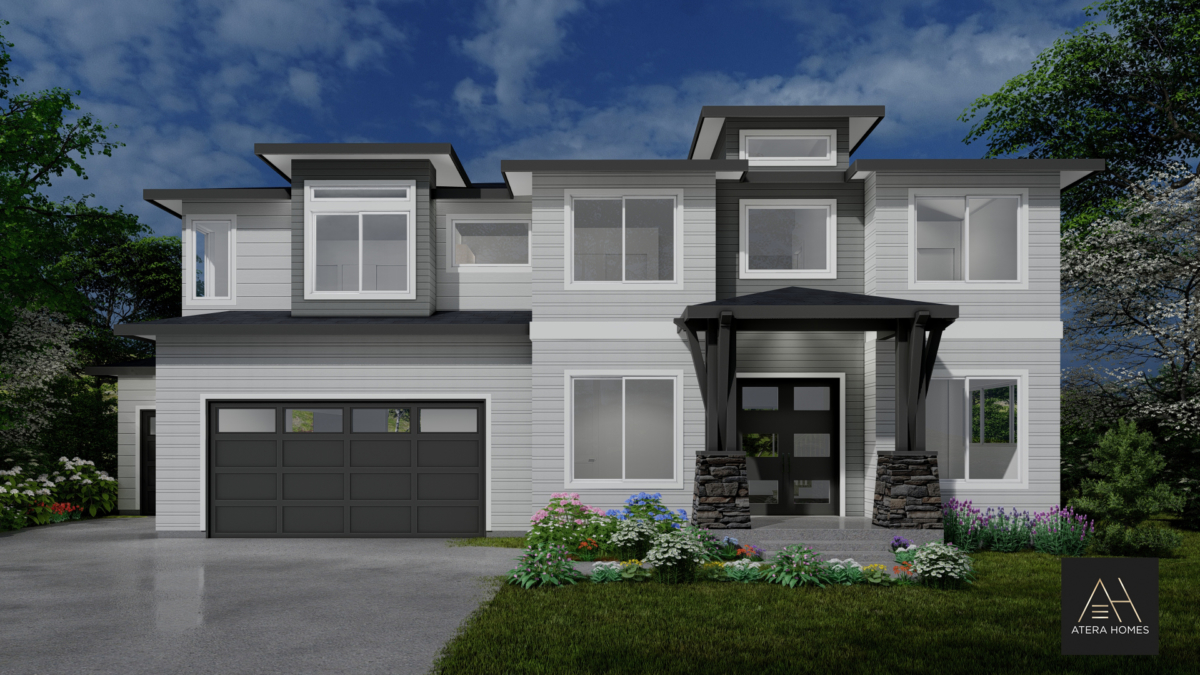 Renton, Lower Kennydale Floor Plan - Custom Home by Atera Homes